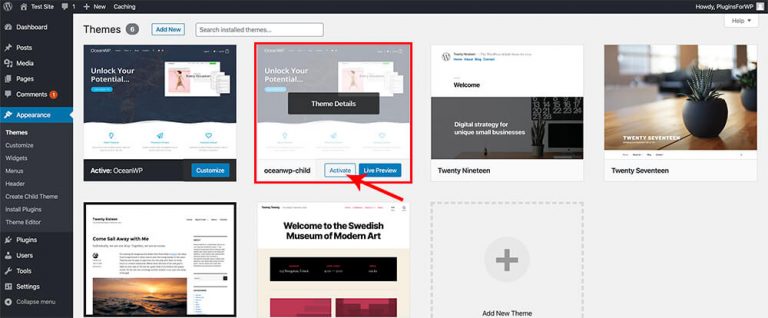 How To Create a WordPress Child Theme Without Coding - PluginsForWP