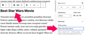 How to create anchor links in WordPress - the definite guide