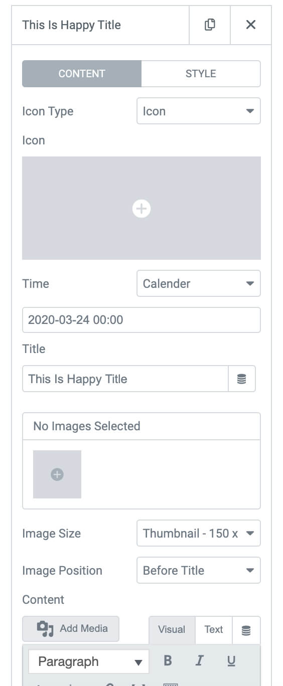 How to Create Timeline Content With Elementor - PluginsForWP