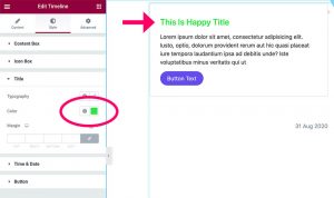 How to Create Timeline Content With Elementor - PluginsForWP