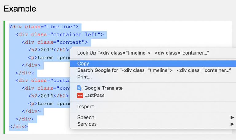 How to Create Timeline Content With Elementor - PluginsForWP