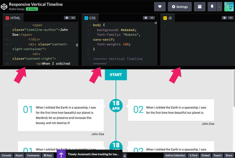 How to Create Timeline Content With Elementor - PluginsForWP