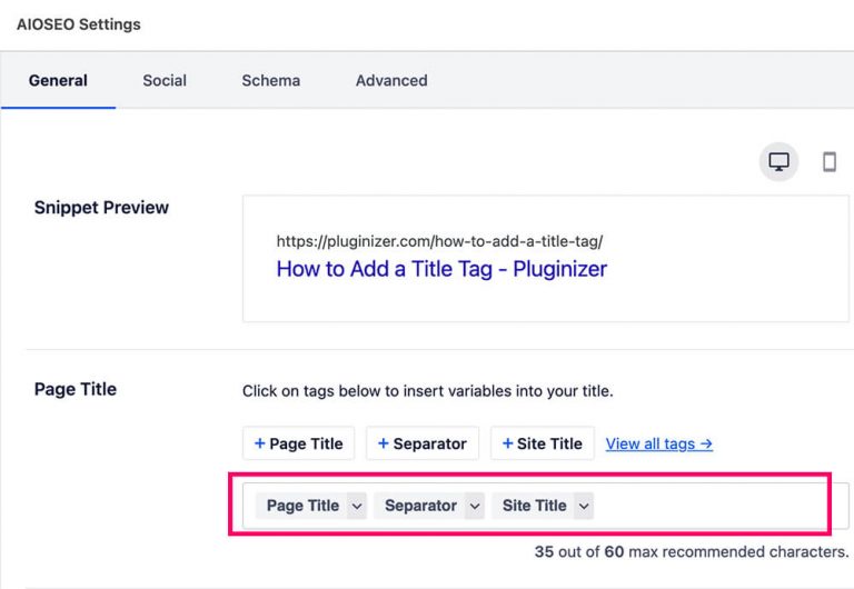 How To Add A Title Tag In WordPress - PluginsForWP