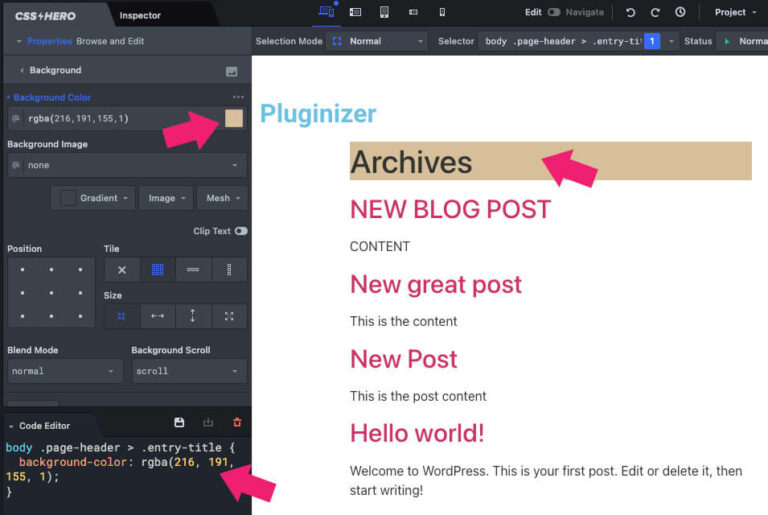 WordPress and CSS (Add, Edit, and Customize Your Site Appearance): a ...