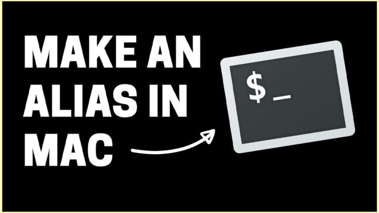 How to Create an Alias for Mac with Terminal (Bash or Zsh Shell ...
