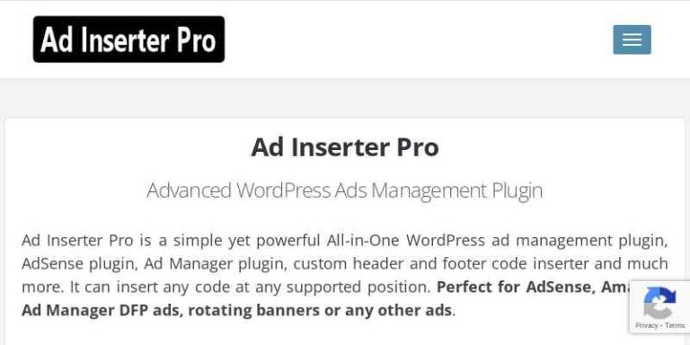 Ad Inserter Pro - PluginsForWP