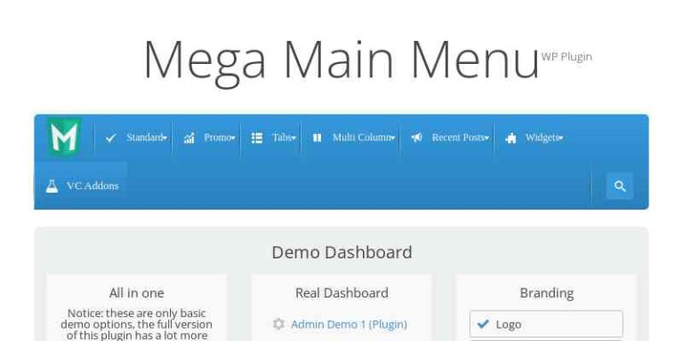 Mega Main Menu - PluginsForWP