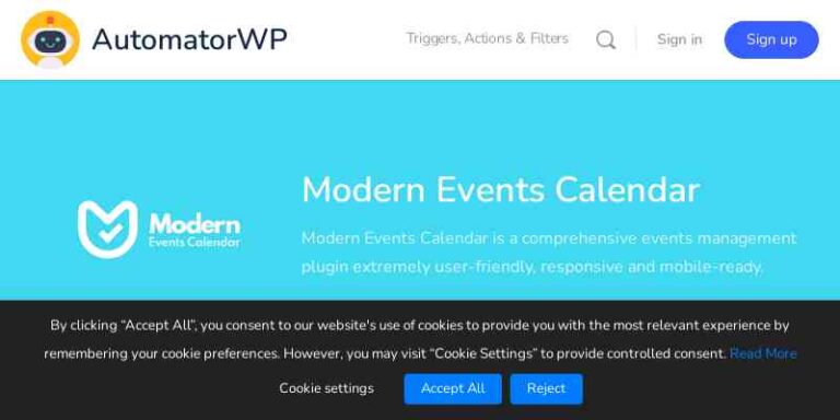 AutomatorWP - Modern Events Calendar - PluginsForWP