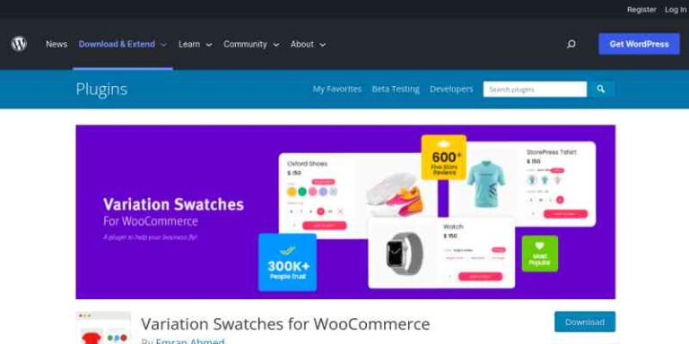 Variation Swatches for WooCommerce - Pro - PluginsForWP