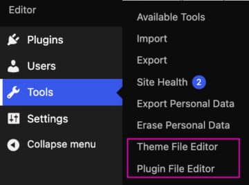 How to Fix the Theme File Editor is Missing in WordPress - PluginsForWP