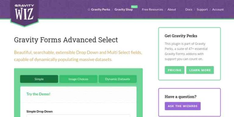 GP Advanced Select - PluginsForWP