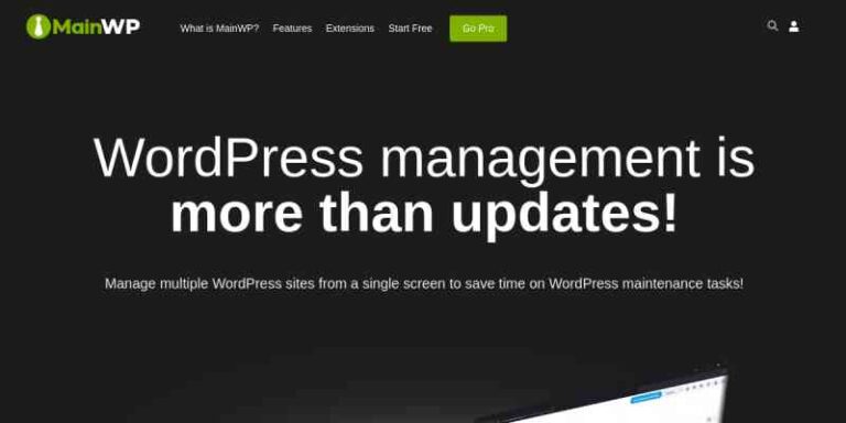 MainWP Custom Dashboard Extension - PluginsForWP