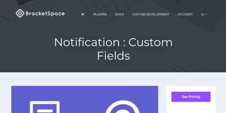 Notification : Custom Fields - PluginsForWP