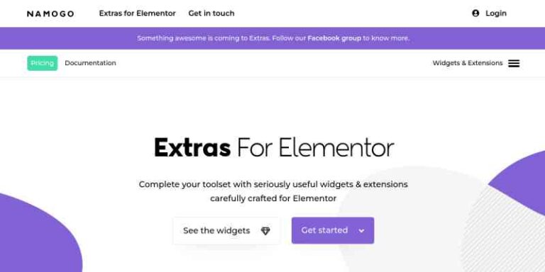 Extras for Elementor - PluginsForWP