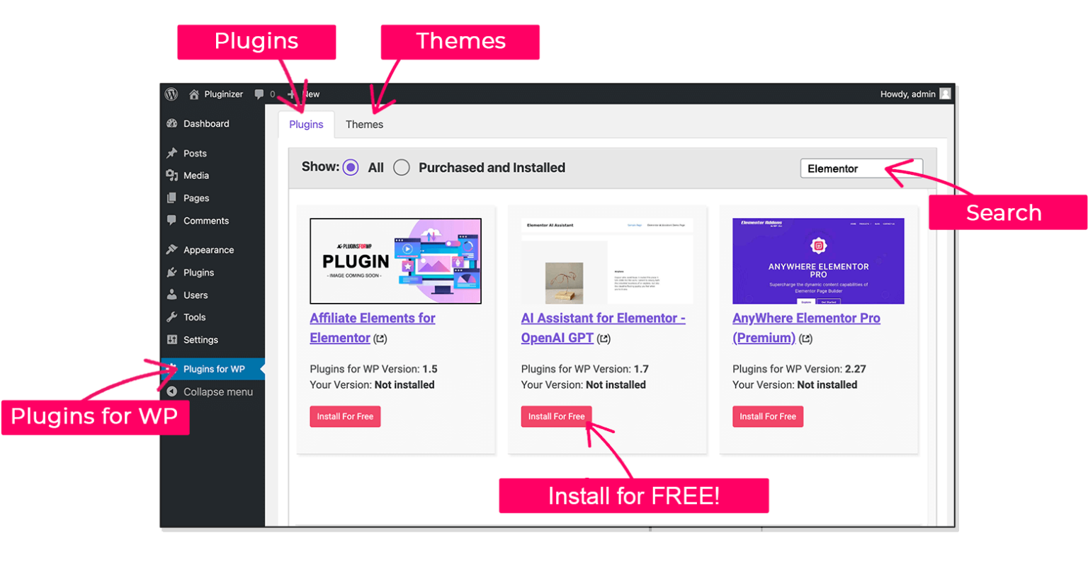 Login - PluginsForWP