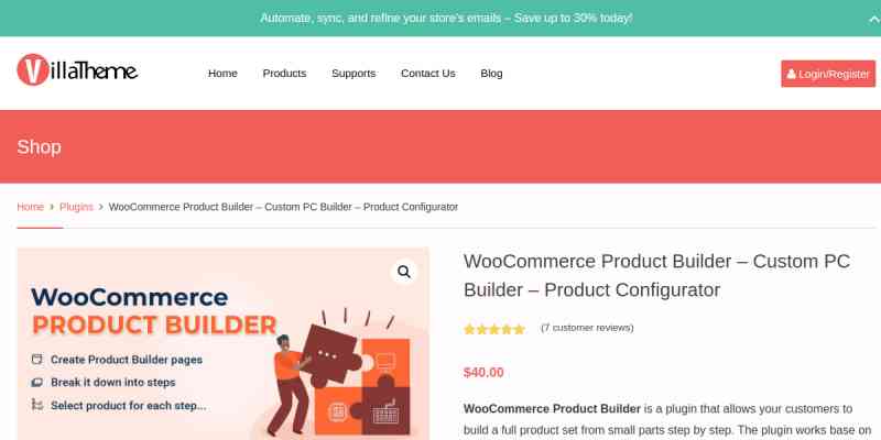 Woocommerce Product Builder Premium - PluginsForWP
