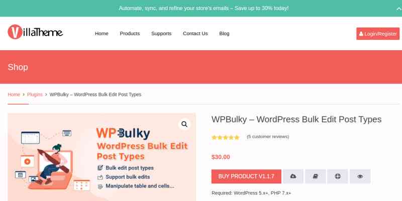 WPBulky - WordPress Bulk Edit Post Types Premium - PluginsForWP