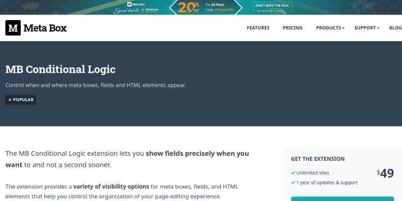 MB Conditional Logic - PluginsForWP