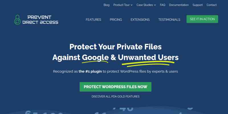 Prevent Direct Access Gold - PluginsForWP