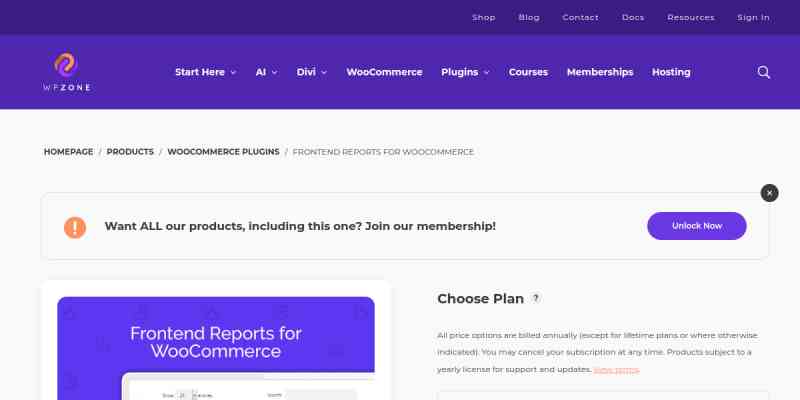 Frontend Reports for WooCommerce - PluginsForWP