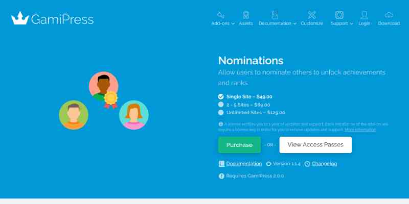 GamiPress - Nominations - PluginsForWP
