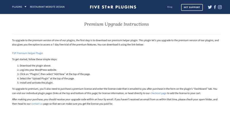 FSP Premium Helper - PluginsForWP