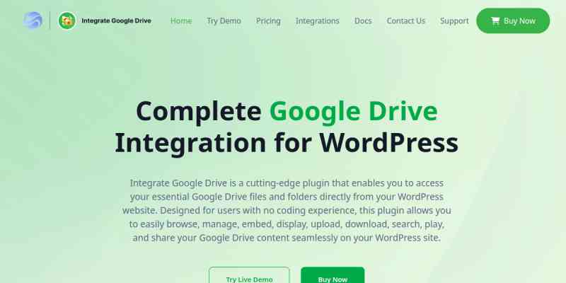 Integrate Google Drive (PRO) - PluginsForWP