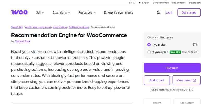 Recommendation Engine for WooCommerce - PluginsForWP