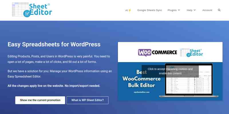 WP Sheet Editor - Redirection - PluginsForWP