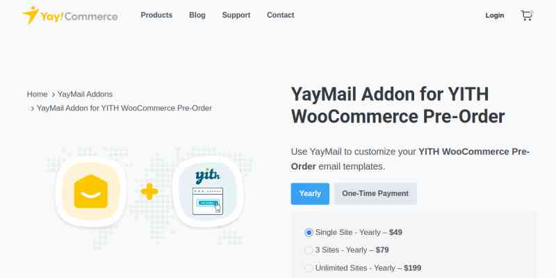 YayMail Addon for YITH WooCommerce Pre-Order - PluginsForWP