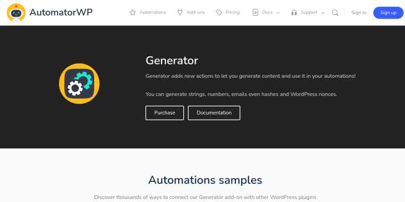 AutomatorWP - Generator - PluginsForWP