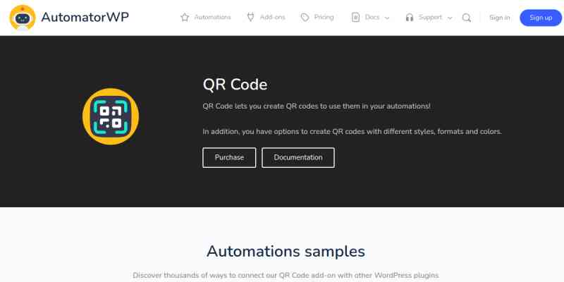 AutomatorWP - QR Code - PluginsForWP