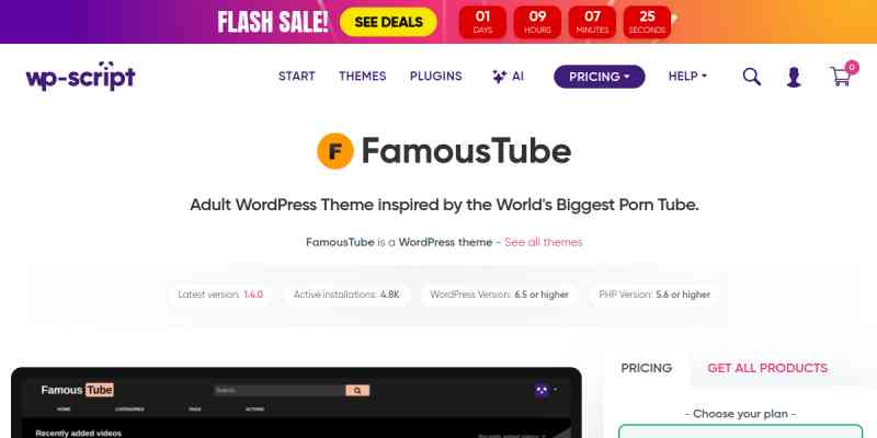 FamousTube - PluginsForWP