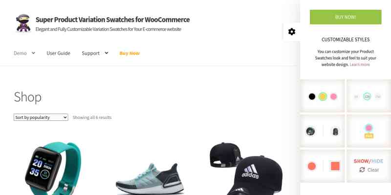 Super Product Variation Swatches - PluginsForWP