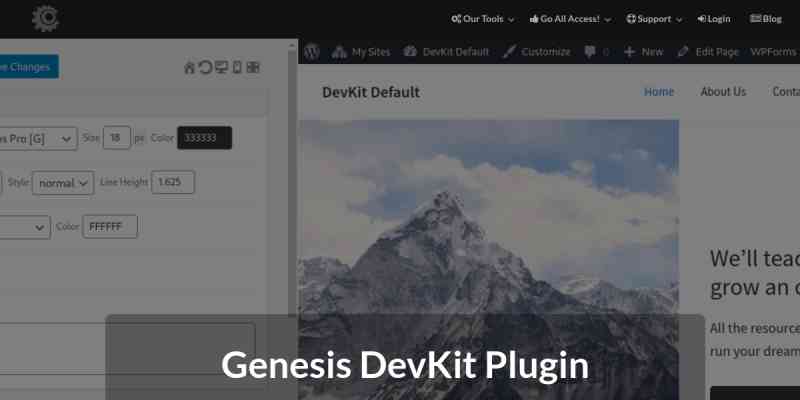 Genesis DevKit - PluginsForWP