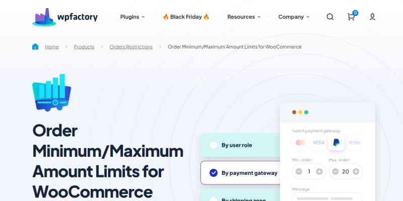 Order Minimum/Maximum Amount for WooCommerce Pro - PluginsForWP