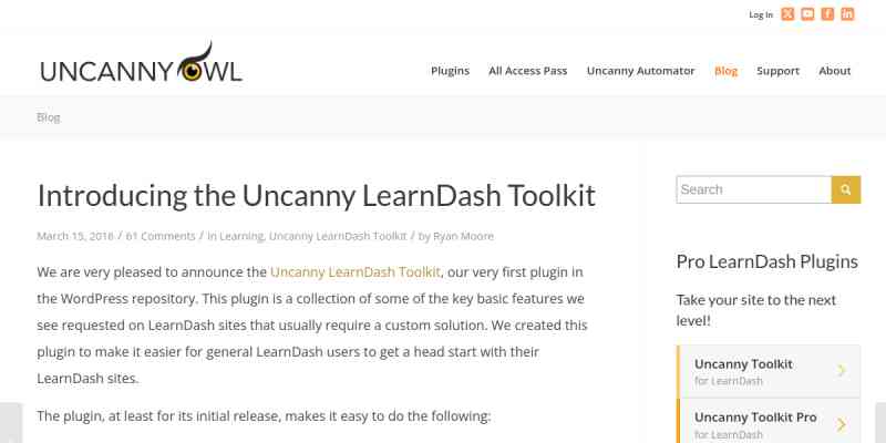 Uncanny Toolkit for LearnDash - PluginsForWP