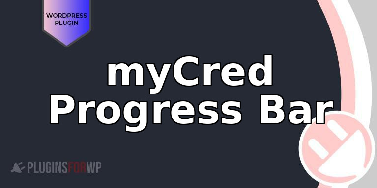 myCred Progress Bar - PluginsForWP