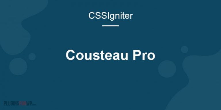 Cousteau Pro - PluginsForWP