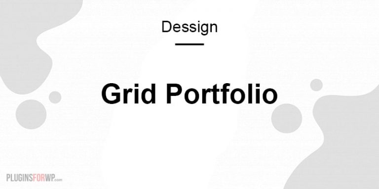 Grid Portfolio Responsive - PluginsForWP
