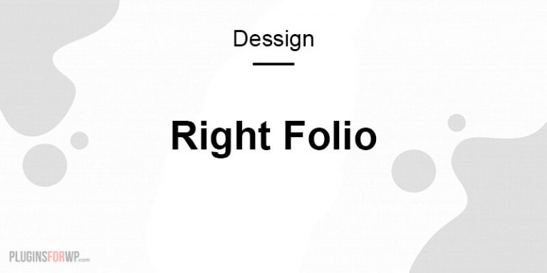 Right Folio Responsive WordPress Theme - PluginsForWP