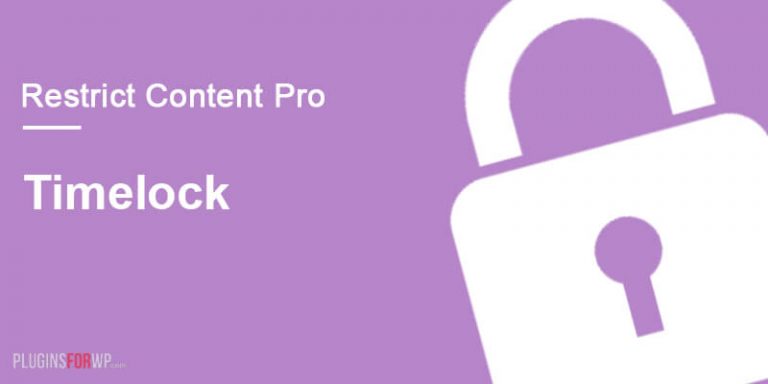Restrict Content Pro - Timelock - PluginsForWP