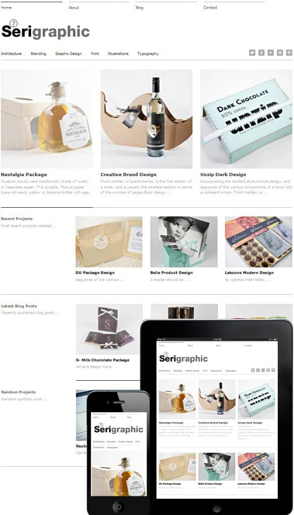 Serigraphic Theme Responsive - PluginsForWP