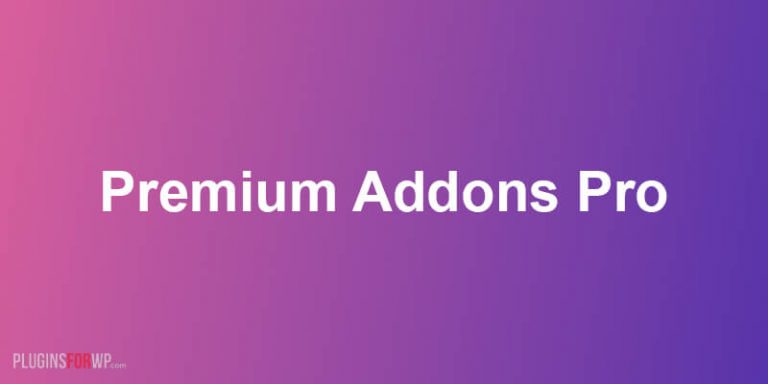 Premium Addons PRO - PluginsForWP